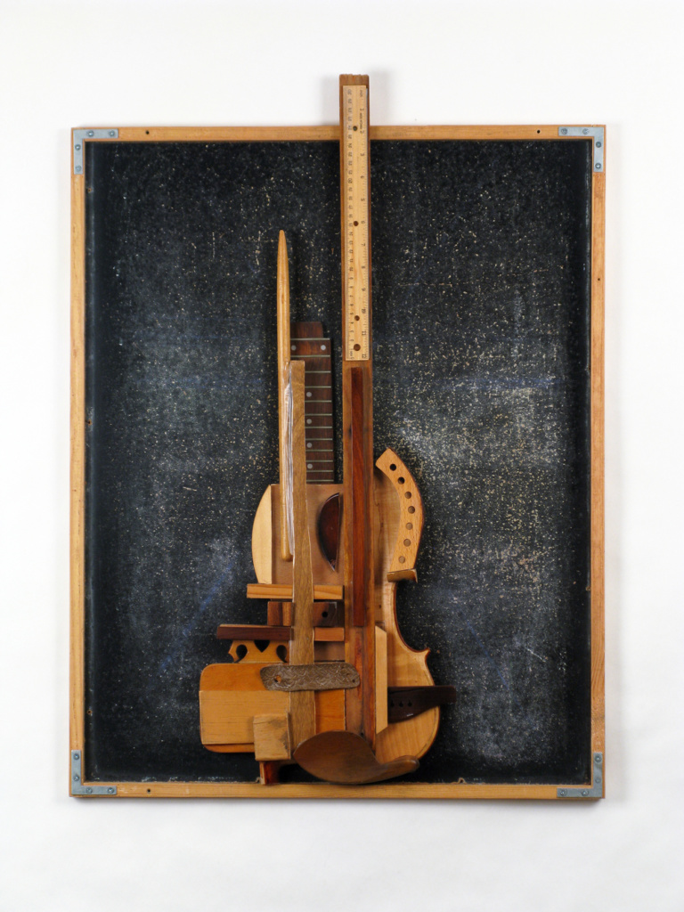 Ken Butler Hybrid visions Small+Black+Cubist - Frances Livings